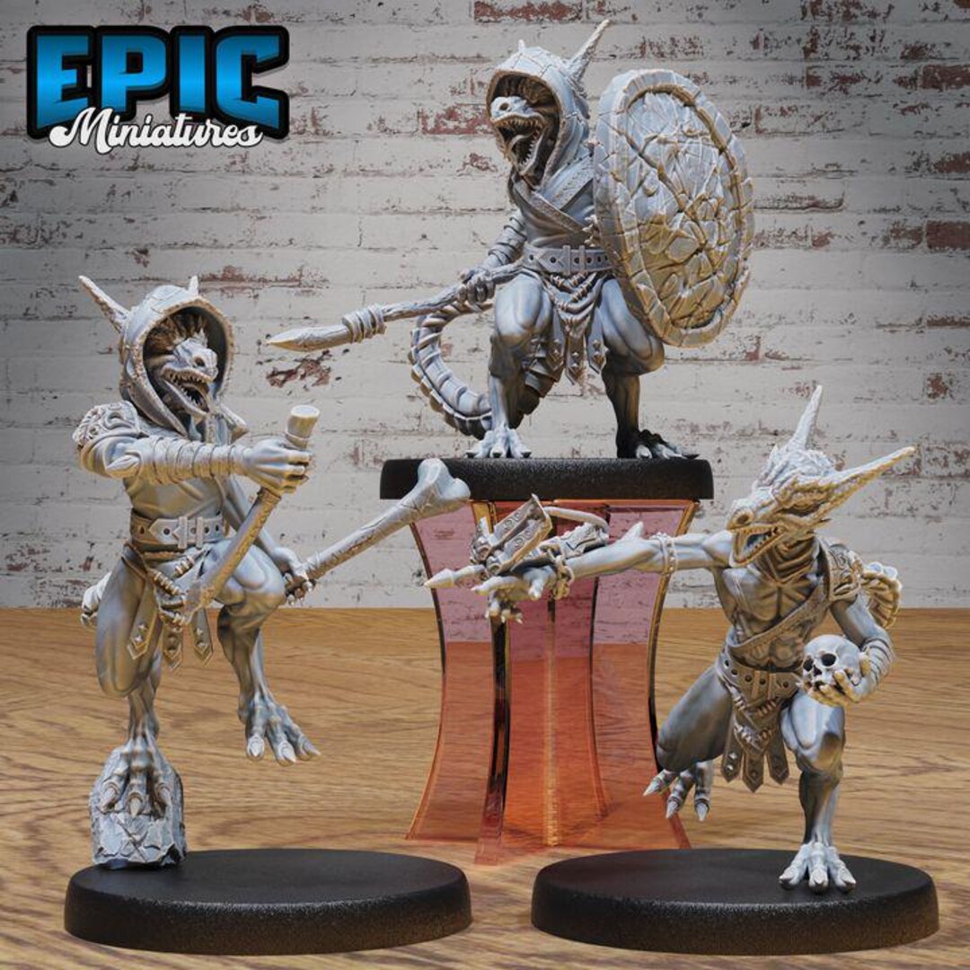 Kobold Minion Set / Draconic Lizard Warrior / Dragon Servant Beast ...
