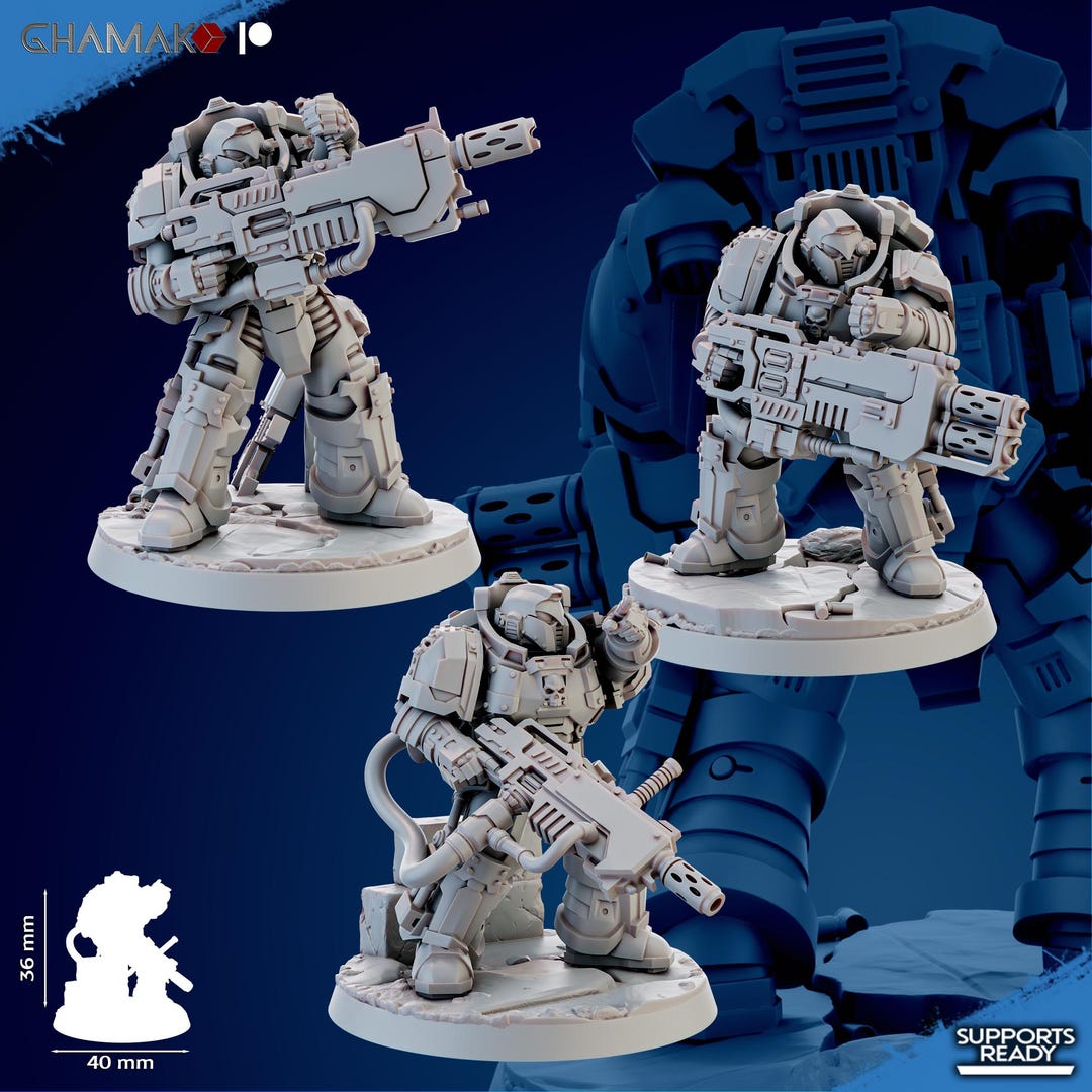 Cremetis Team Miniatures by Ghamak - 28mm Unassembled Figures for ...