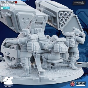 Freedom Guard Multi Rocket Launcher - Ghamak 28mm Scale High Quality ...