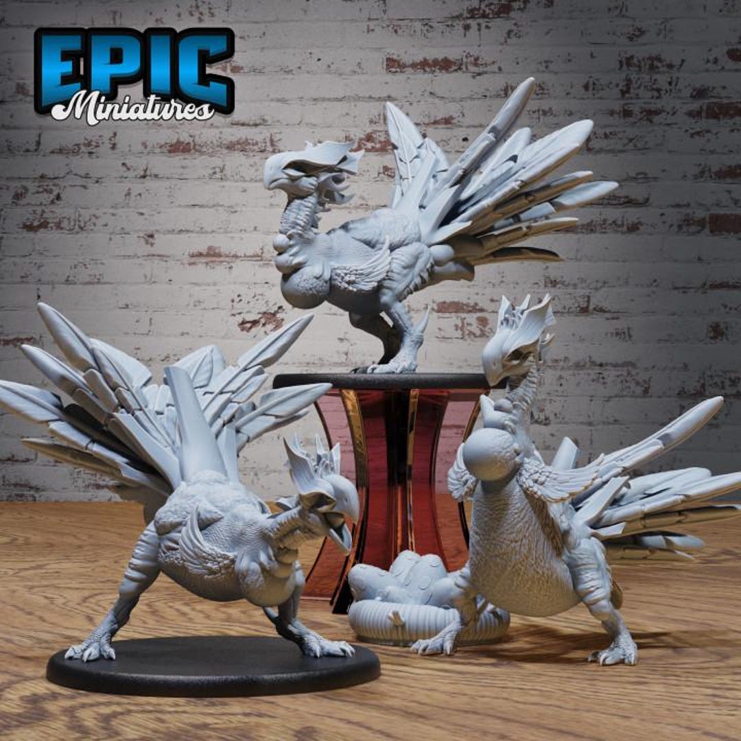 Turkey Raptor Set / Terror Bird / Feathered Wild Animal / Giant Chicken ...