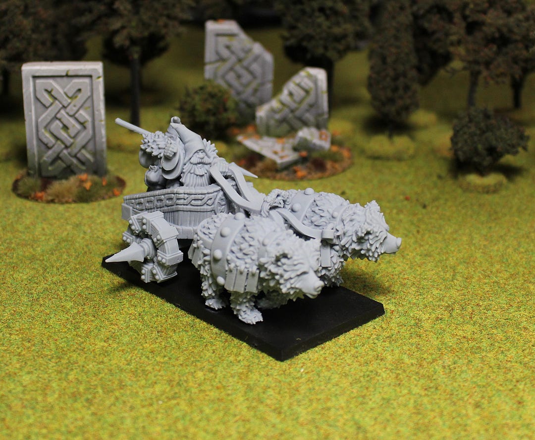 Dwarf War Chariot - Momminiatures - Etsy