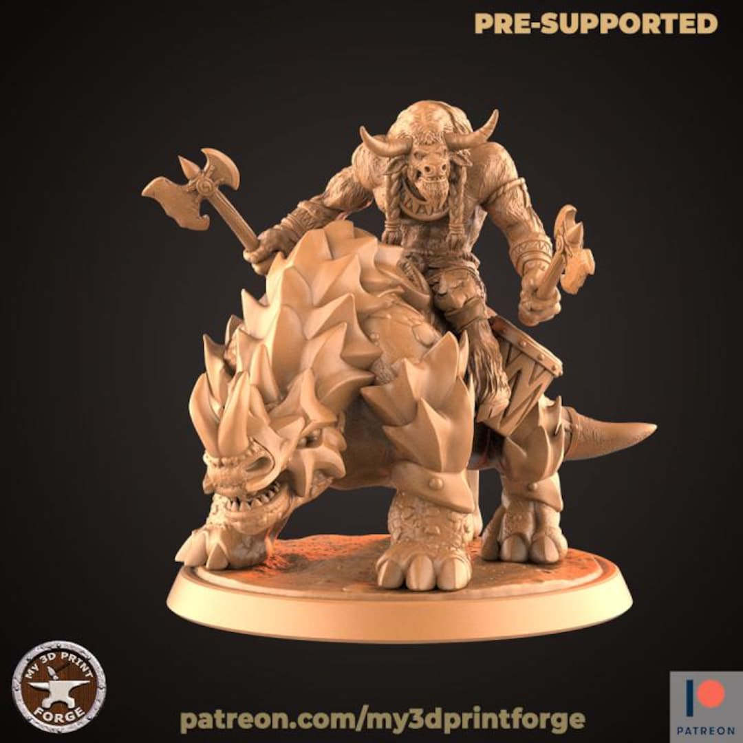 Minotaur Tribe Rider - Etsy