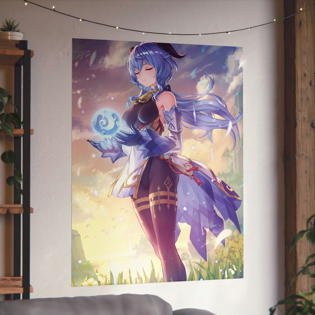 Ganyu I Genshin Impact Poster Anime Art Wall Decor - Etsy