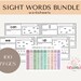 Sight Words Worksheet Bundle | 100 Pages Sight Words Activity | Prek ...