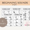 Printable Beginning Sound Worksheets | Phonics and Letter Recognition ...