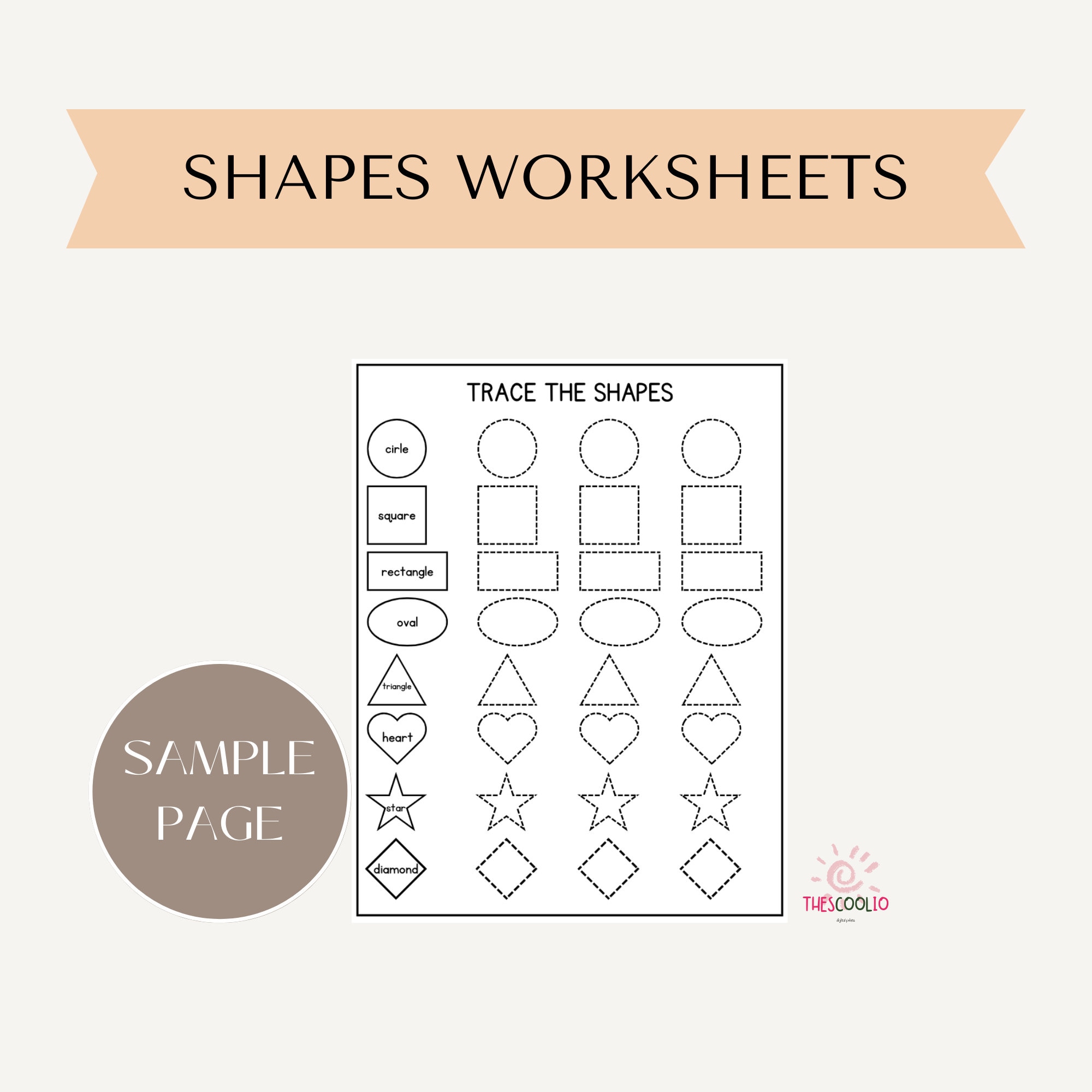Printable Shapes Worksheets | Fun and Educational Activities for Kids ...