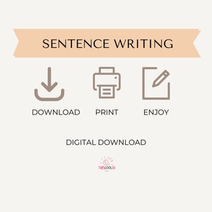 Printable Sentence Writing Practice Worksheets | Develop Language ...