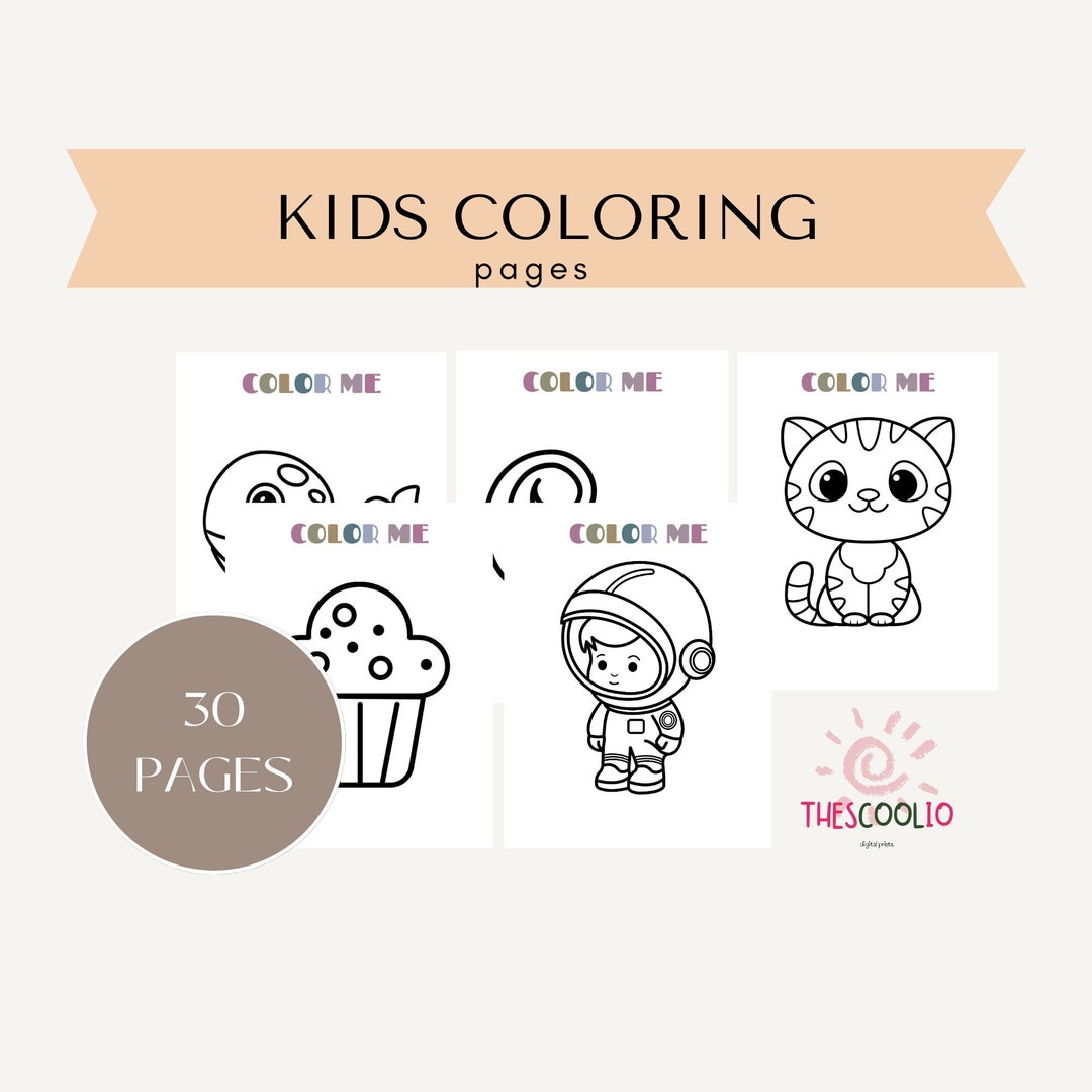 Prek Coloring Page | Coloring Activity | Practice Coloring Activity ...