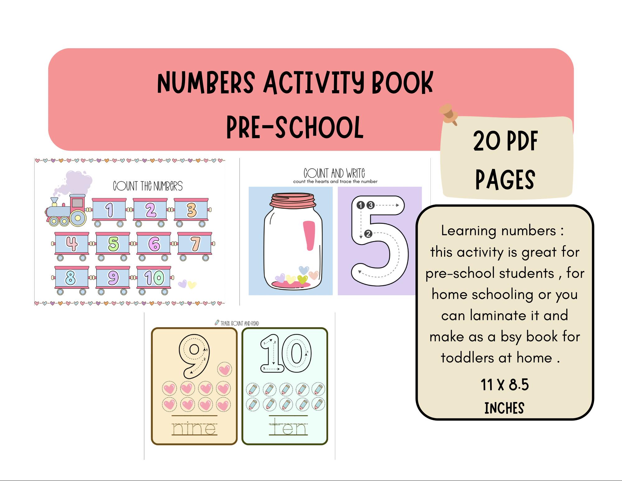 Cute Math Worksheets 1-10 Number Worksheets Homeschool Math ...