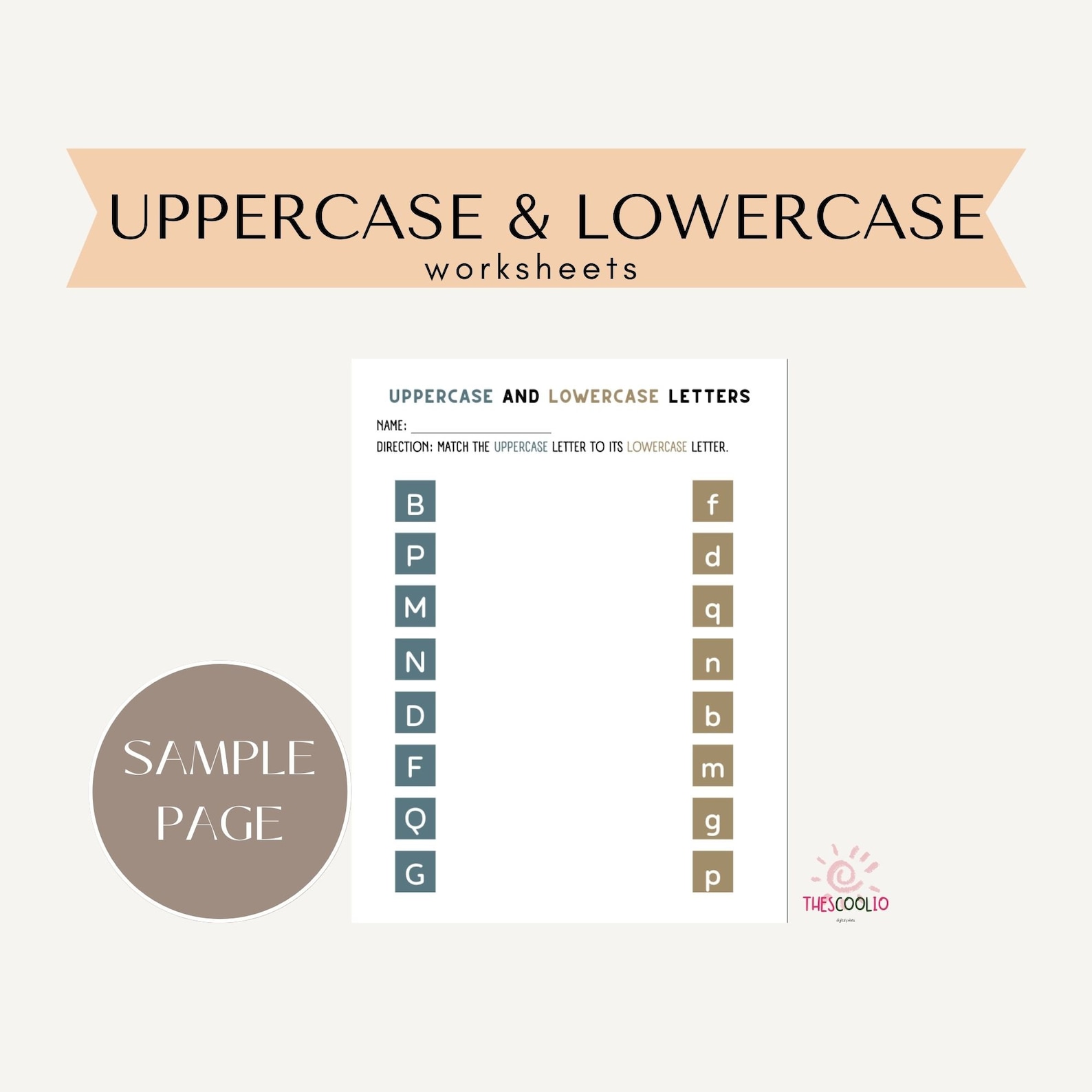 Printable Uppercase and Lowercase Letter Worksheets Alphabet Worksheets ...