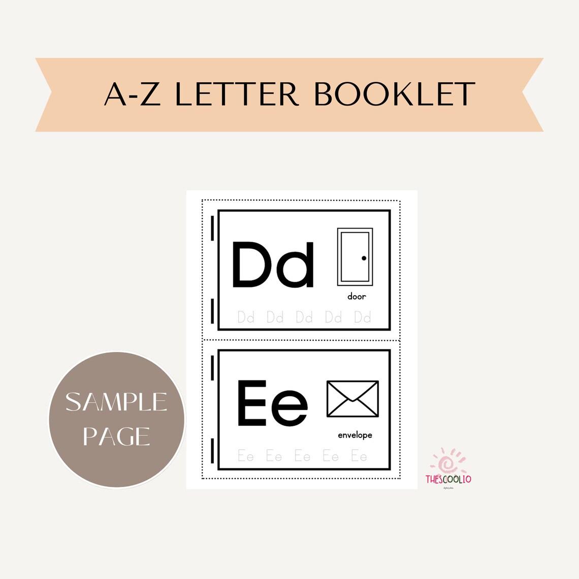 Printable Alphabet Booklet | Kindergarten Letter Booklet | Preschool ...