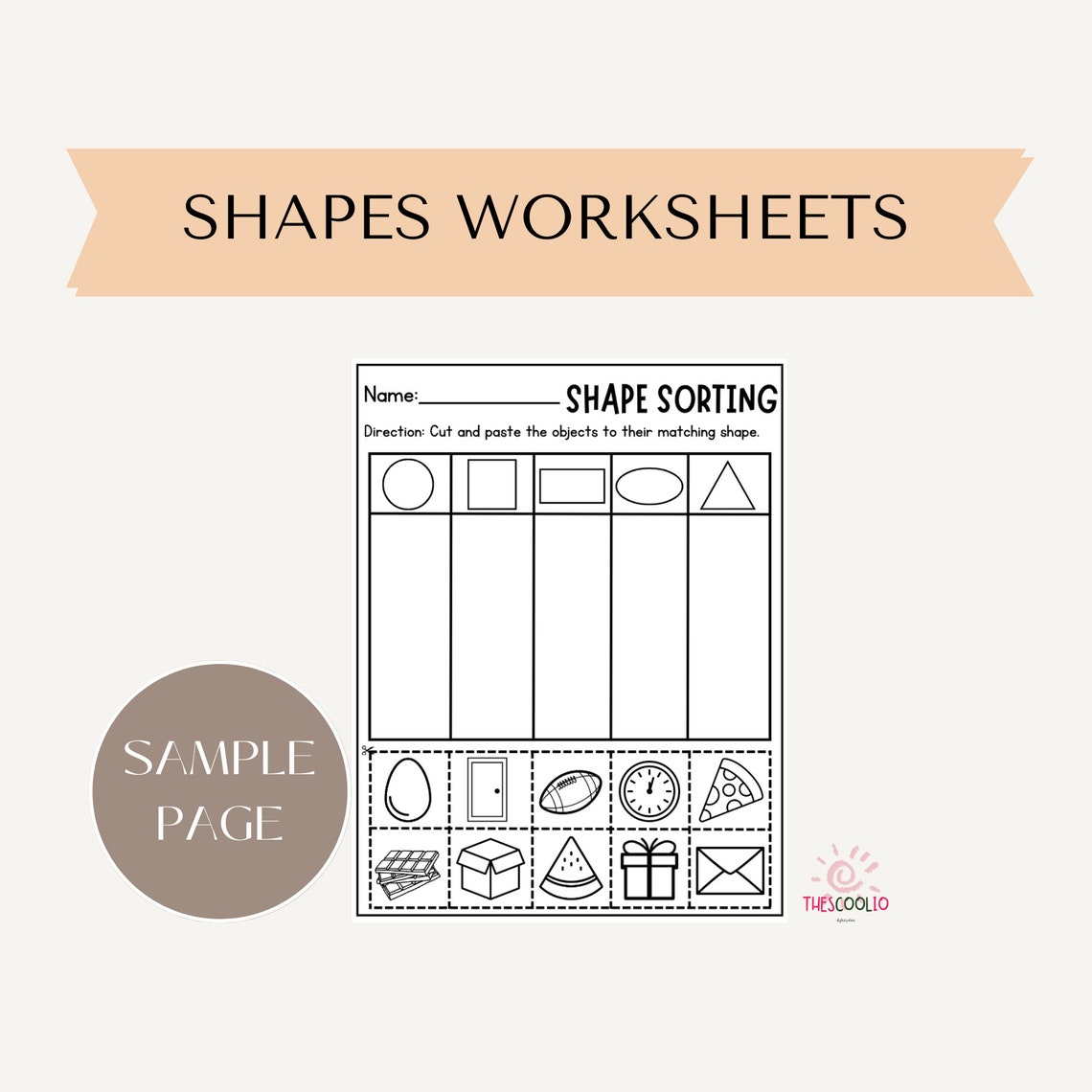 Printable Shapes Worksheets | Fun and Educational Activities for Kids ...