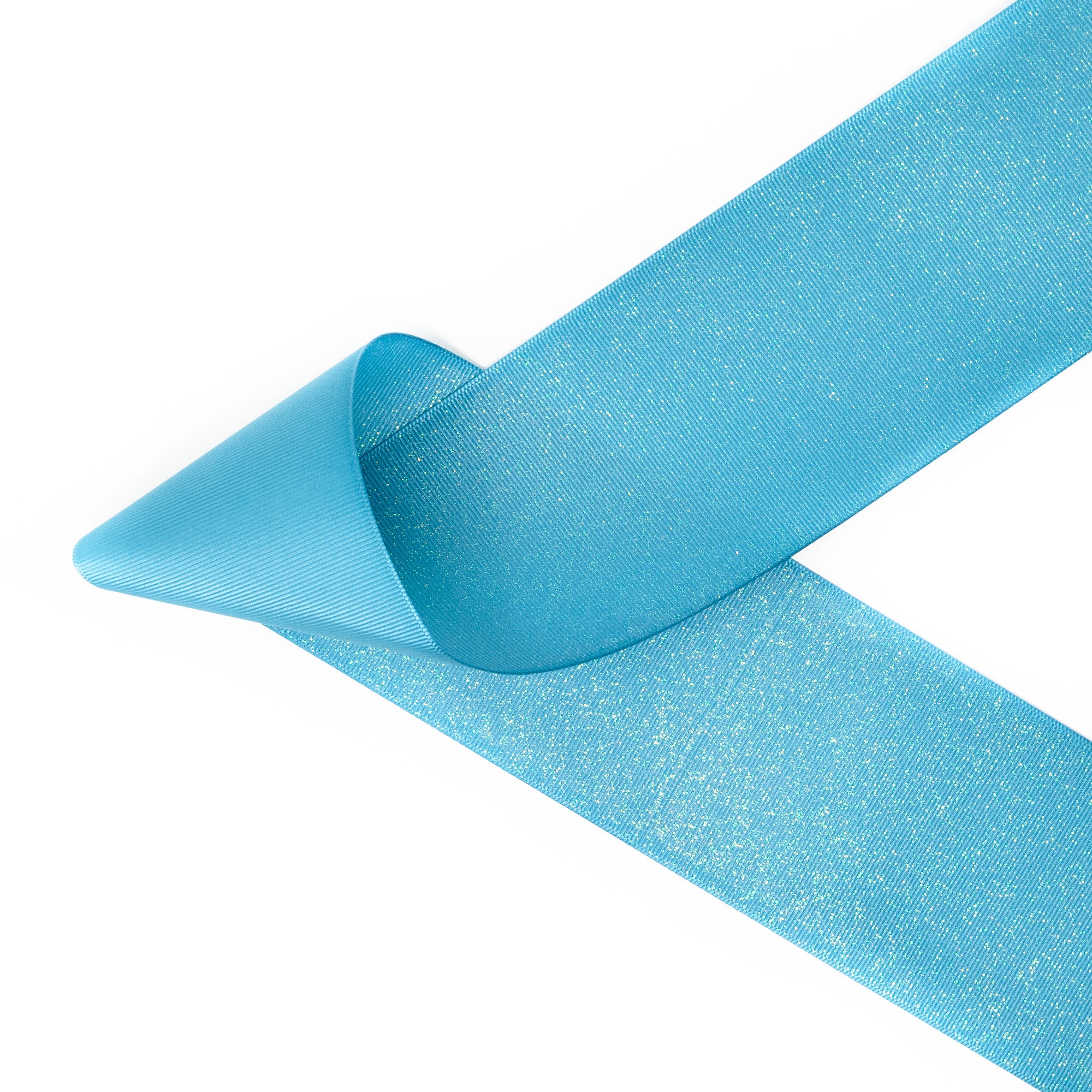 10 Yards 3 Inch Glitter Grosgrain Ribbon Six Colors / Cheer Ribbon ...