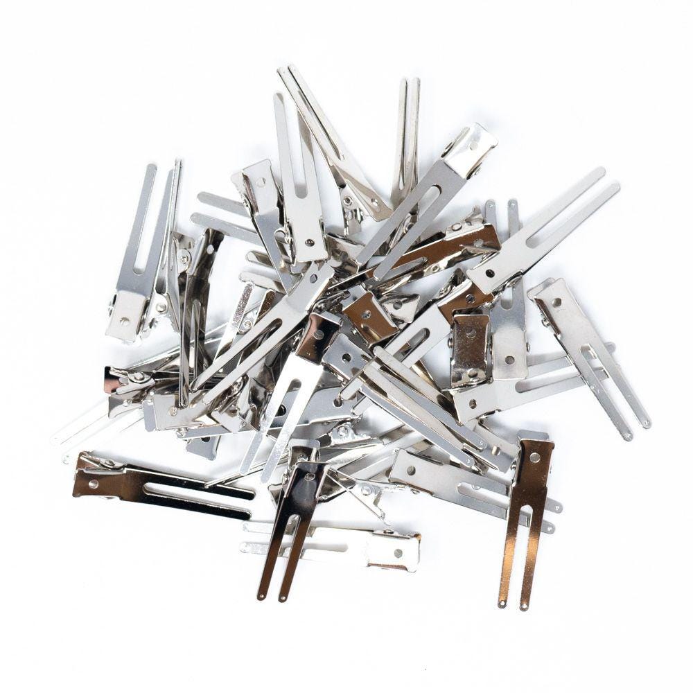 Double Prong Alligator Clips / 25 Pieces / Hair Bow Accessories - Etsy