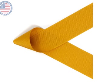 Yellow Gold Grosgrain Ribbon Solid Choose Width / Length - Etsy