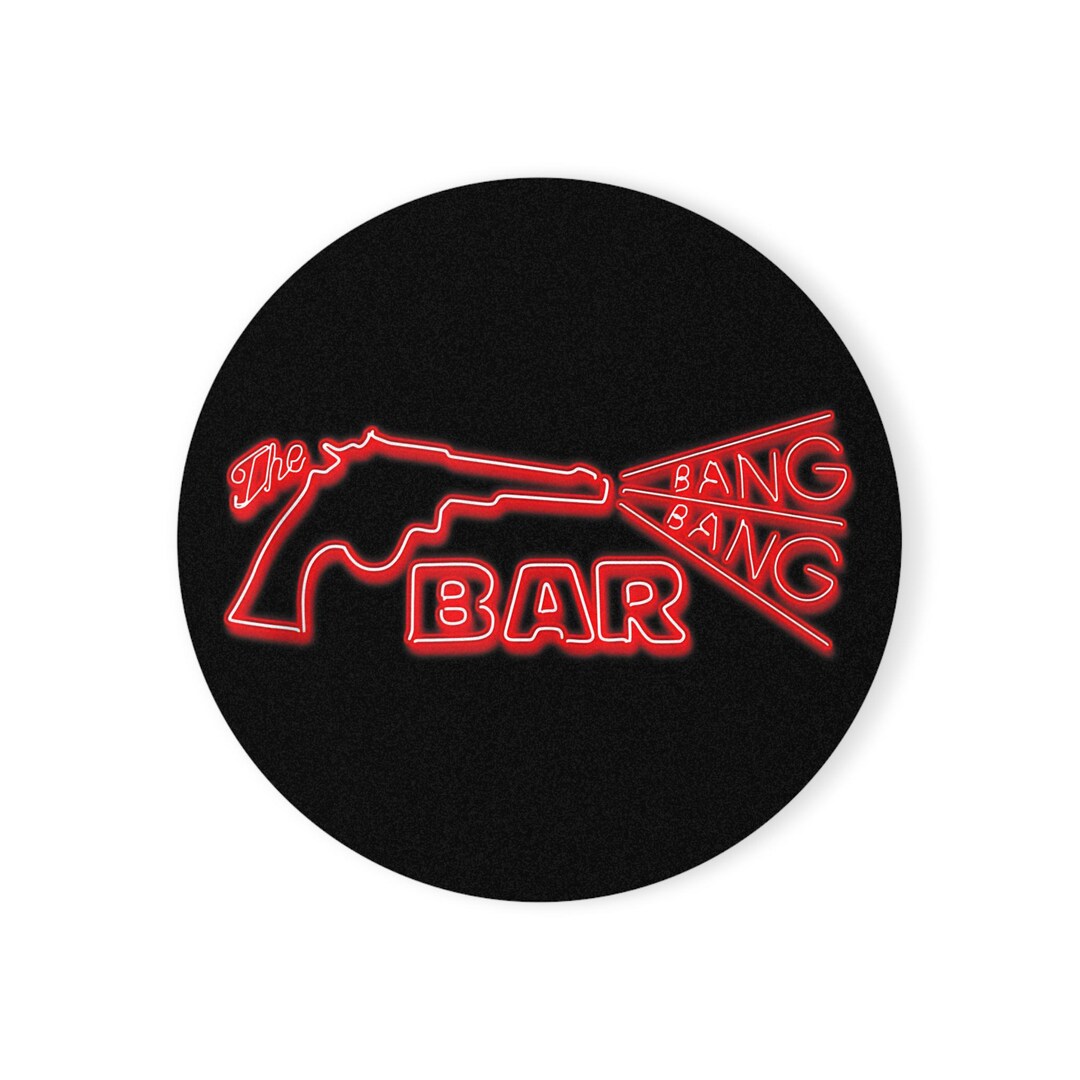 Twin Peaks the Bang Bang Bar Cork Back Coaster - Etsy