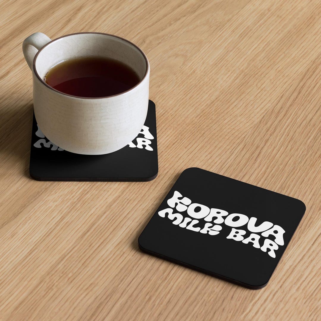 A Clockwork Orange Korova Milk Bar Cork-back Coaster - Etsy