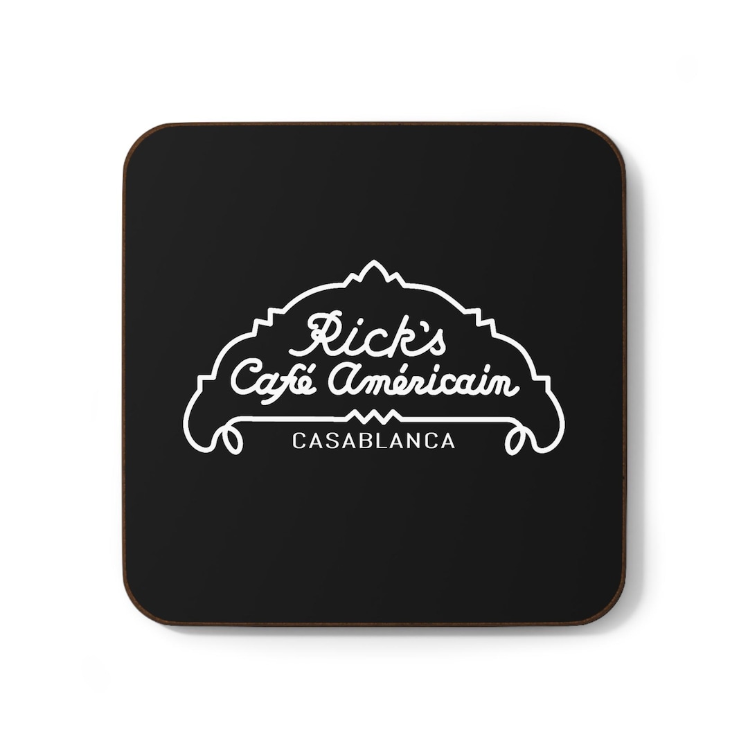 Casablanca Rick's Cafe Hardboard Back Coaster - Etsy