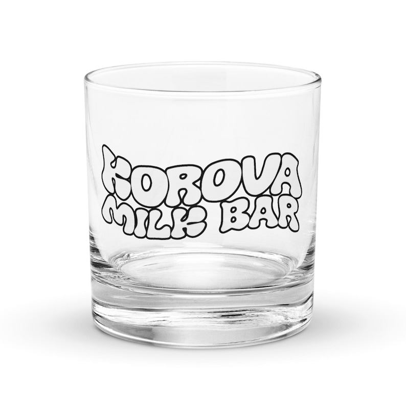 A Clockwork Orange Korova Milk Bar Rocks Glass - Etsy