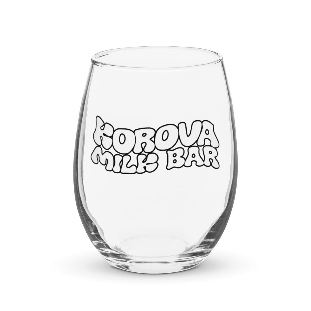 A Clockwork Orange Korova Milk Bar Stemless Wine Glass - Etsy
