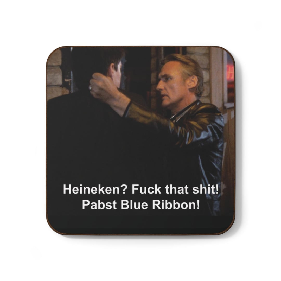 Blue Velvet Frank Booth Pabst Blue Ribbon Hardboard Back Coaster - Etsy