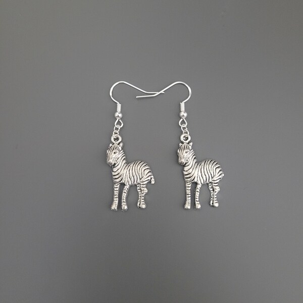 Zebra Earrings - Etsy UK