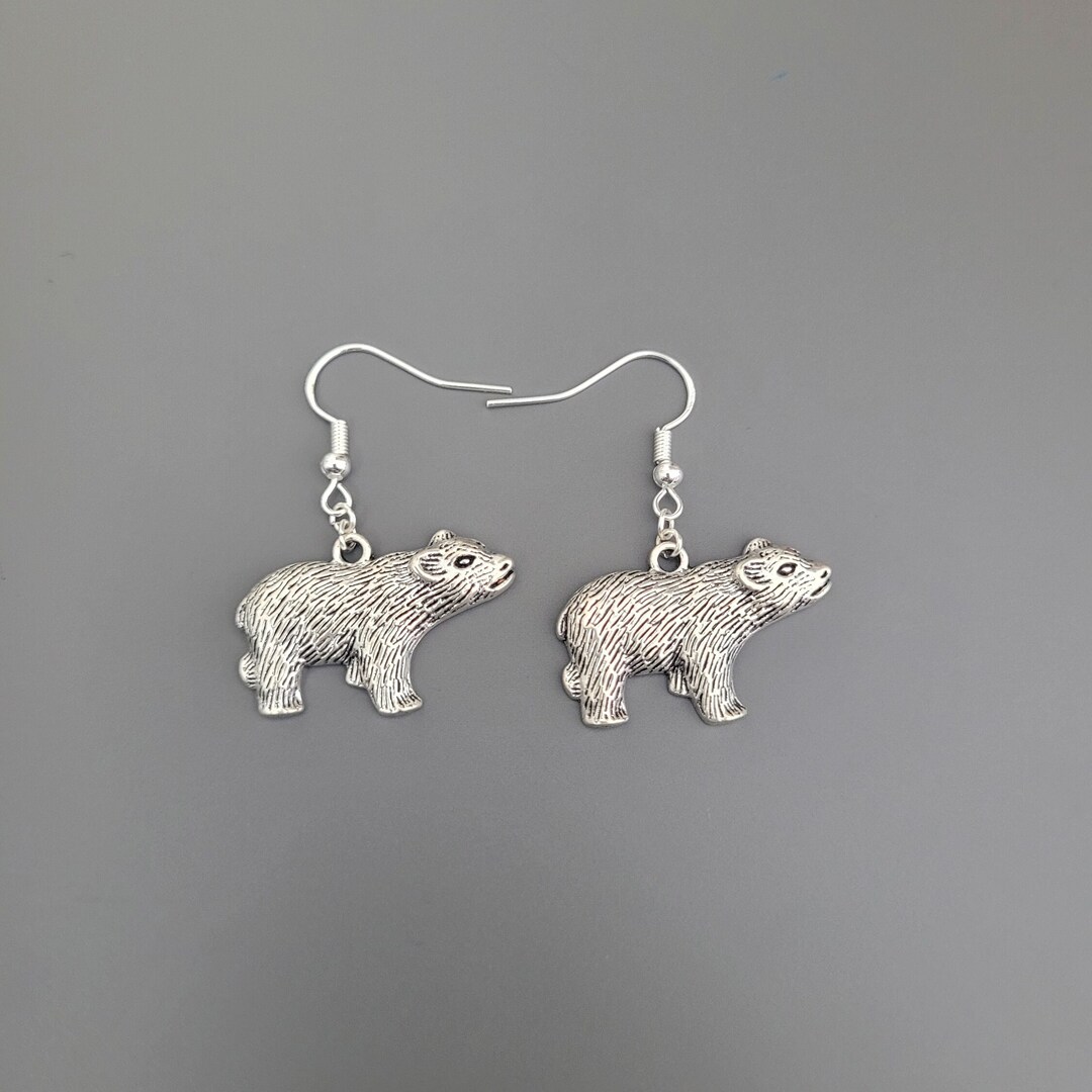 925 Sterling Silver Hook Capybara Charm Earrings Capybara - Etsy