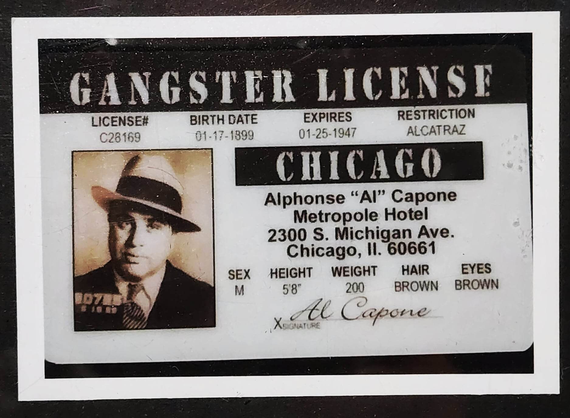 Collectible Al Capone Frame - Etsy