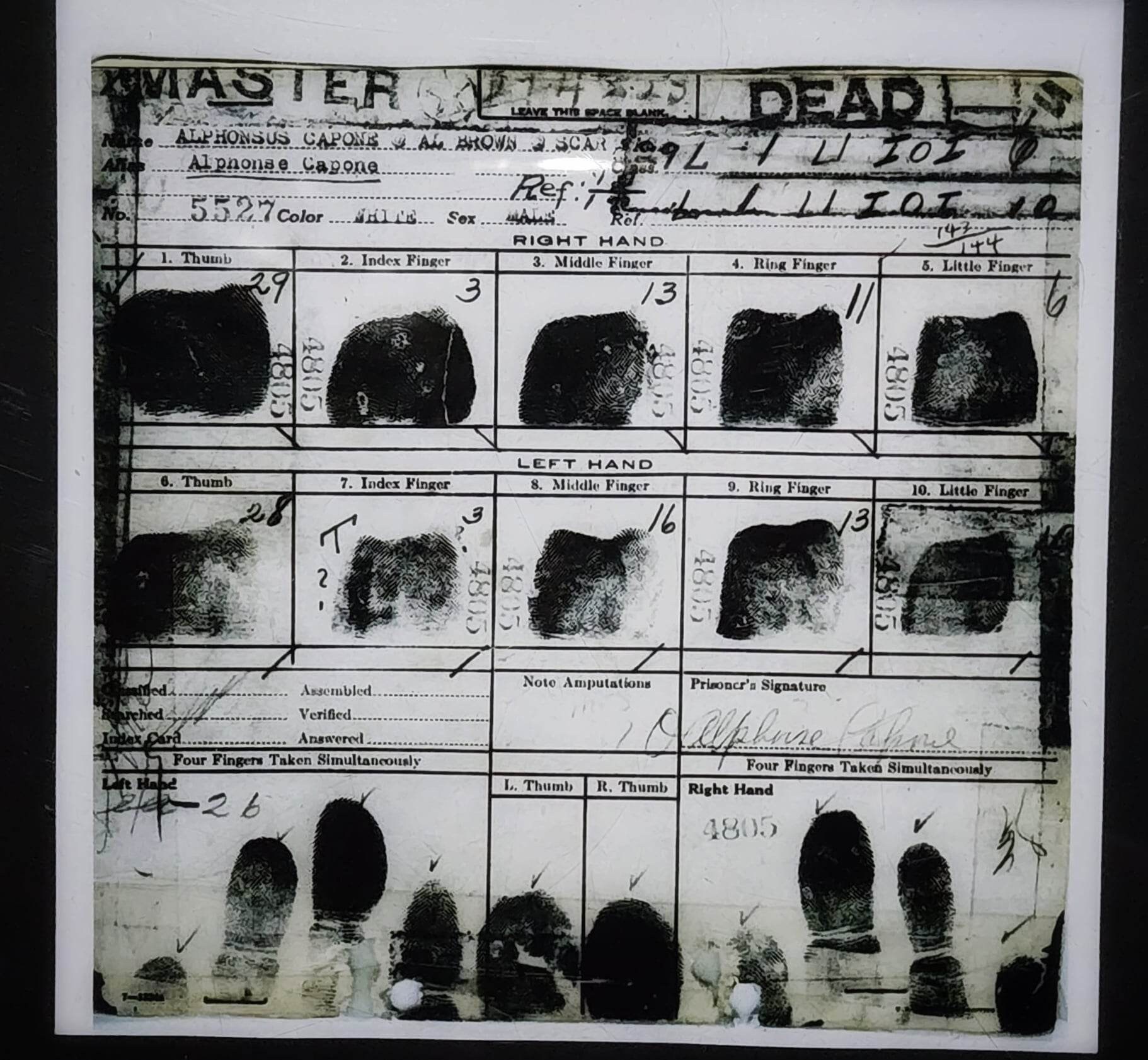 Collectible Al Capone Frame - Etsy