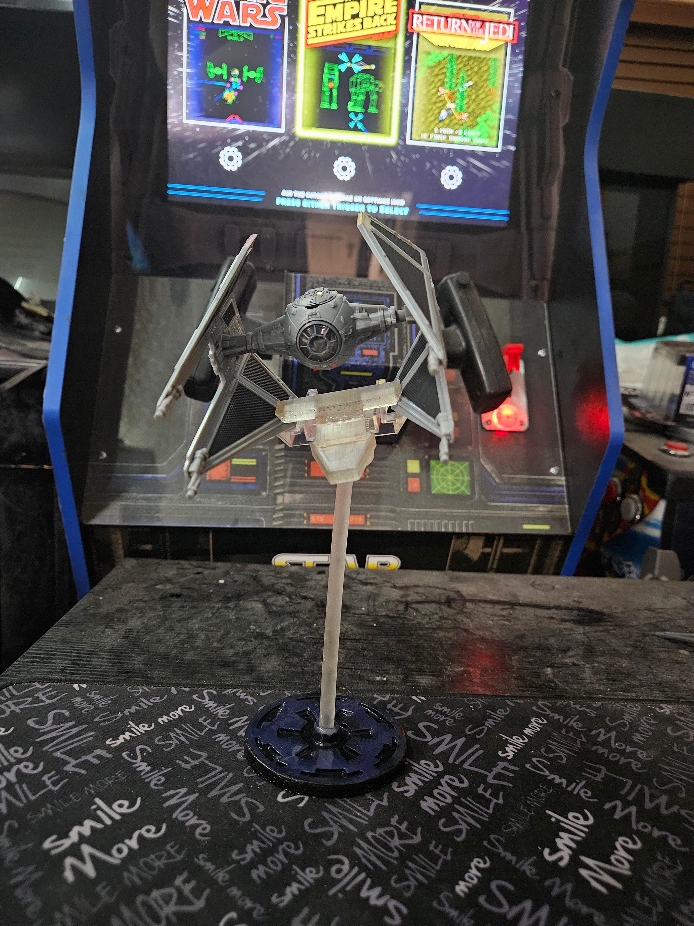 Micro Galaxy Squadron TIE Interceptor Stand - Etsy