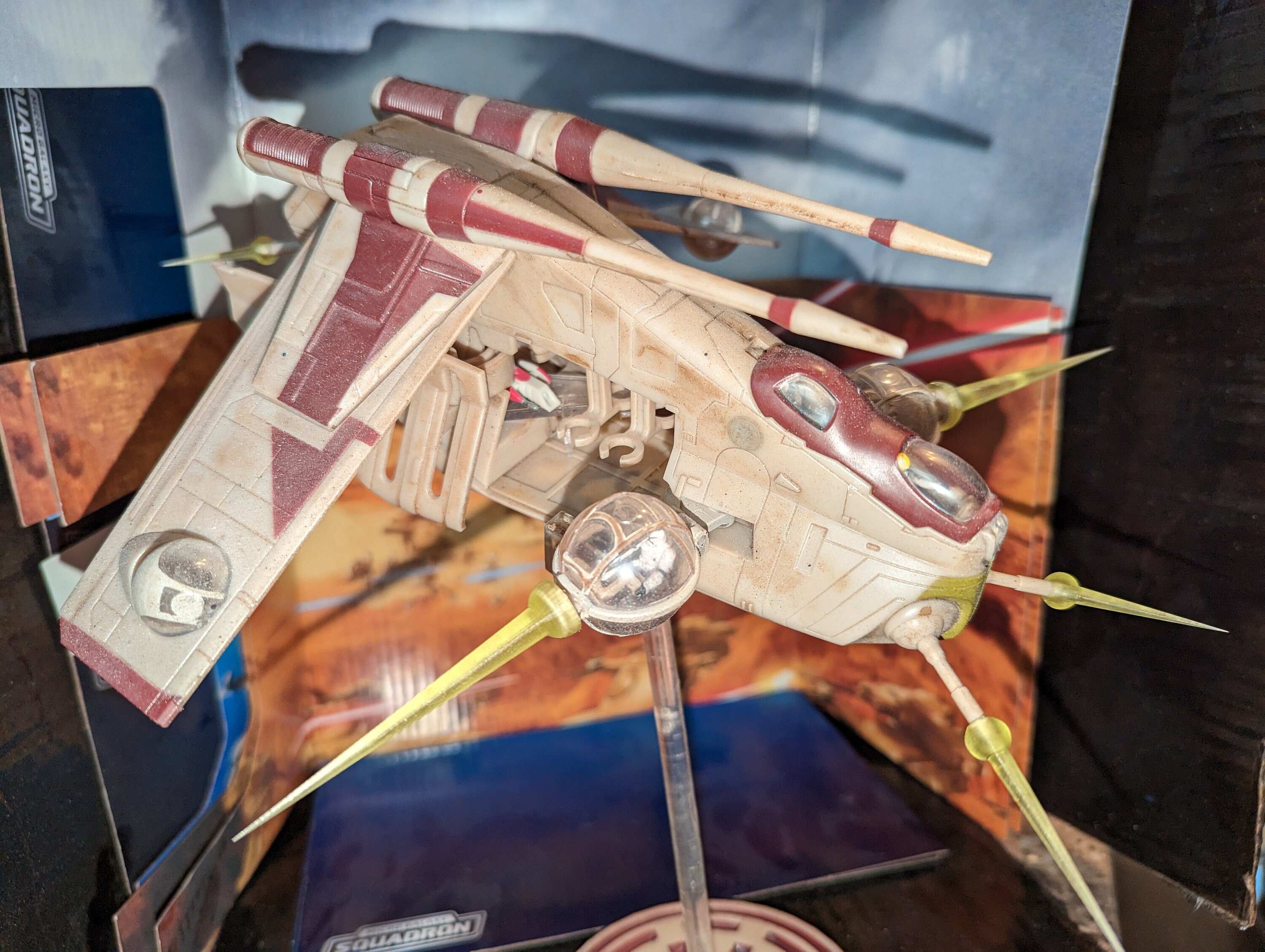 STL FILE Micro Galaxy Squadron Republic Gunship LAAT Pew Parts - Etsy