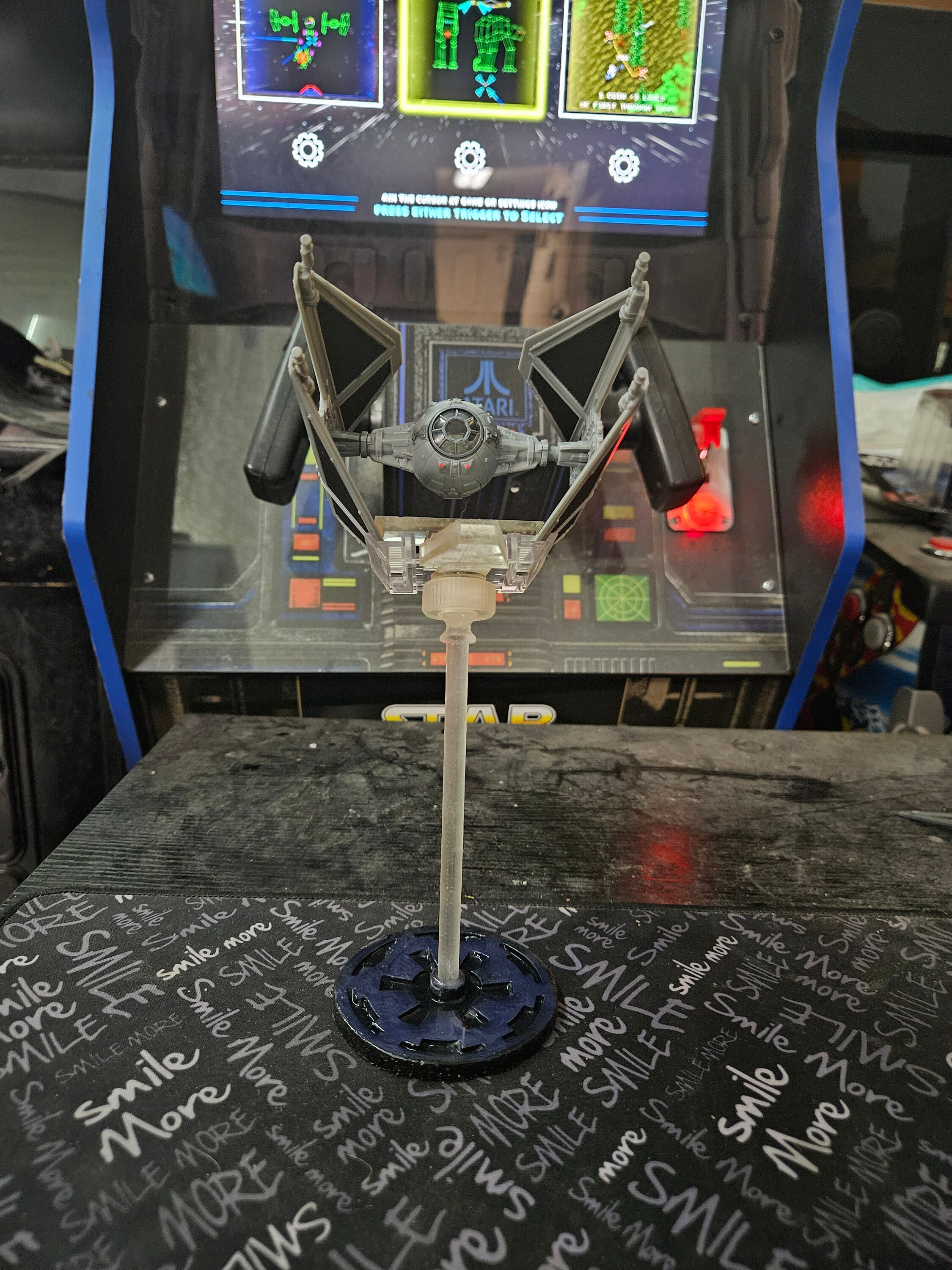 Micro Galaxy Squadron TIE Interceptor Stand - Etsy