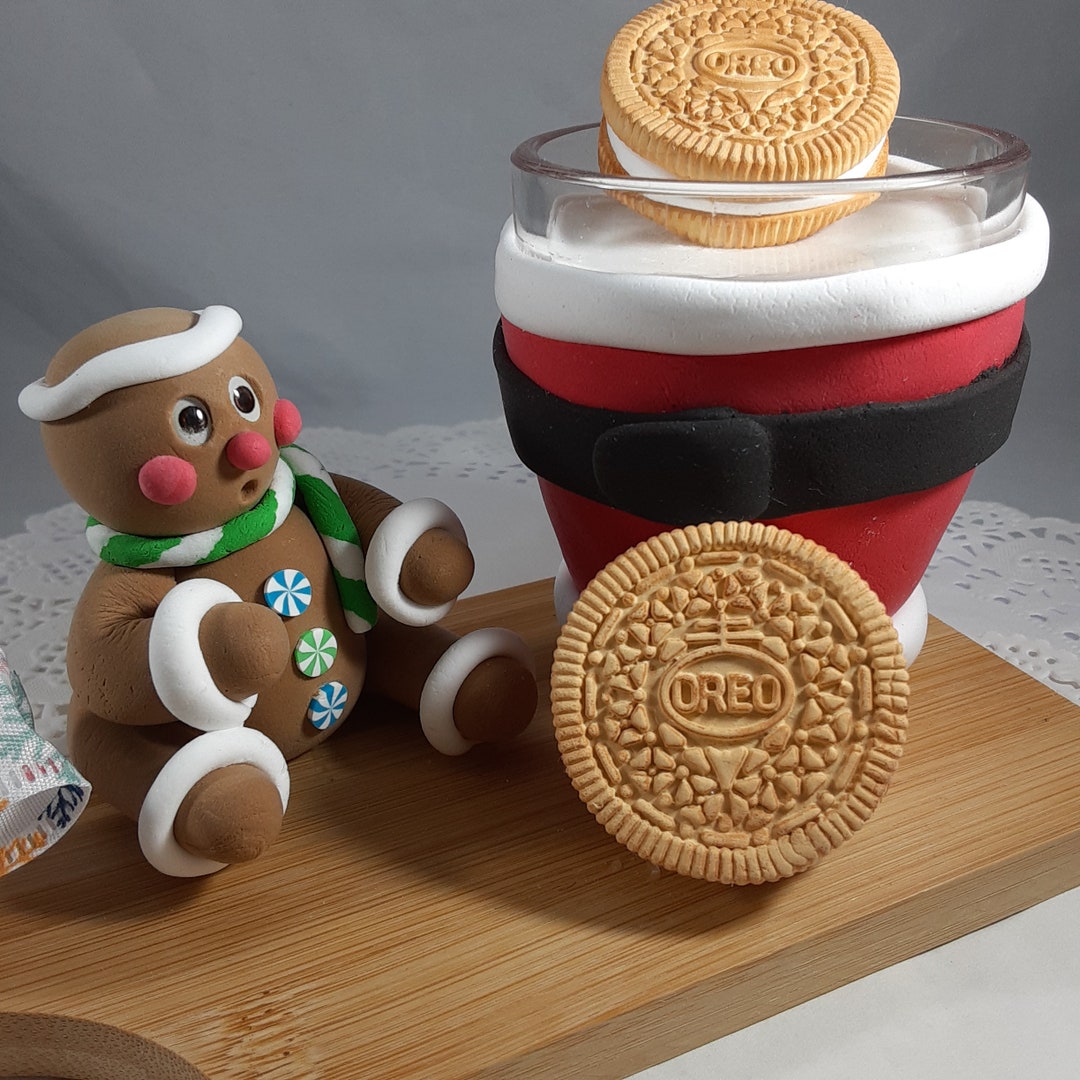 Fake Bake Milk and Cookies Display: Handmade Christmas Decor - Etsy