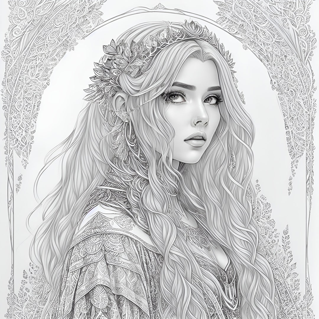 Beautiful Scenery Colouring Pages In The Playroom