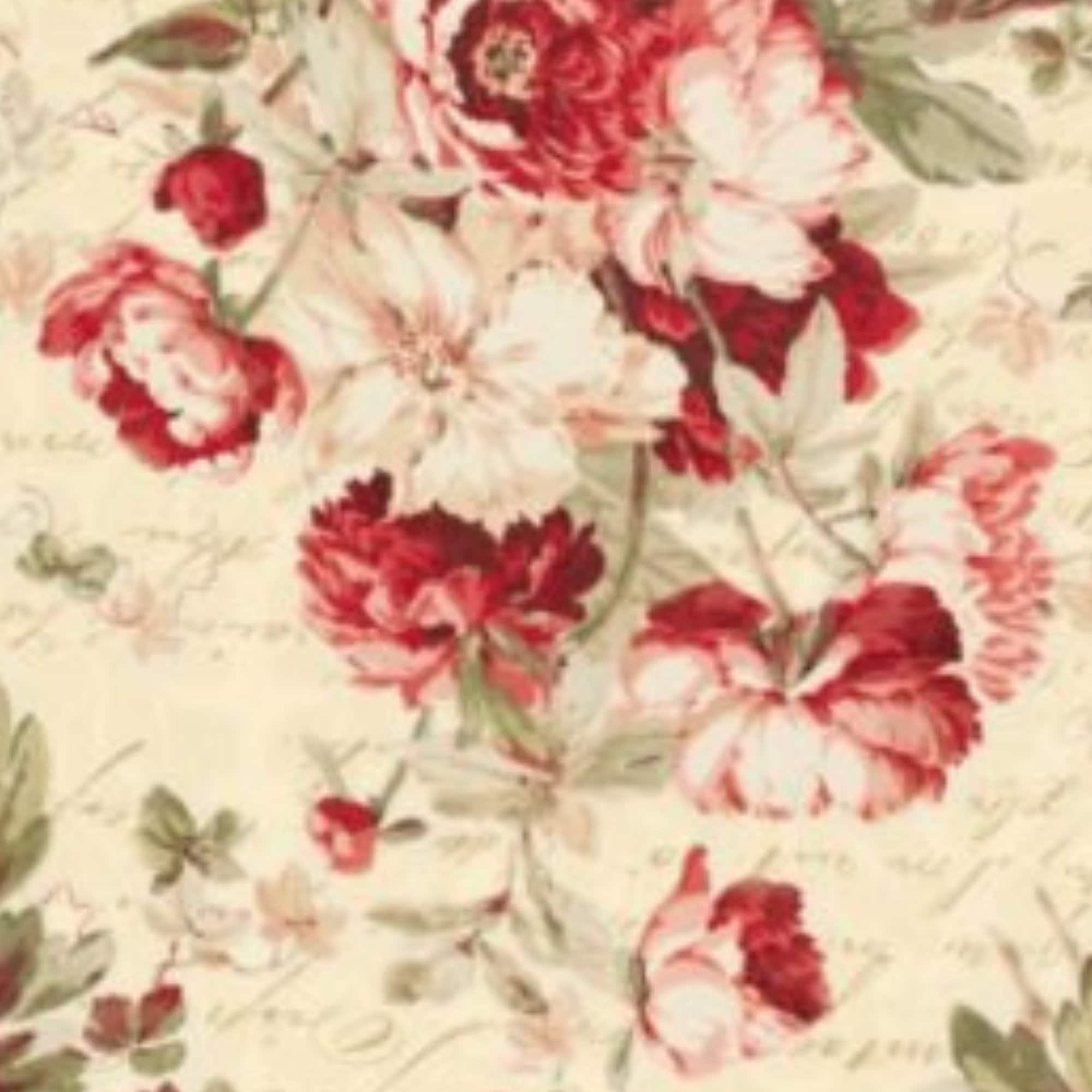 Roycycled Treasure Vintage Wallpaper Decoupage Paper• Floral• - Etsy