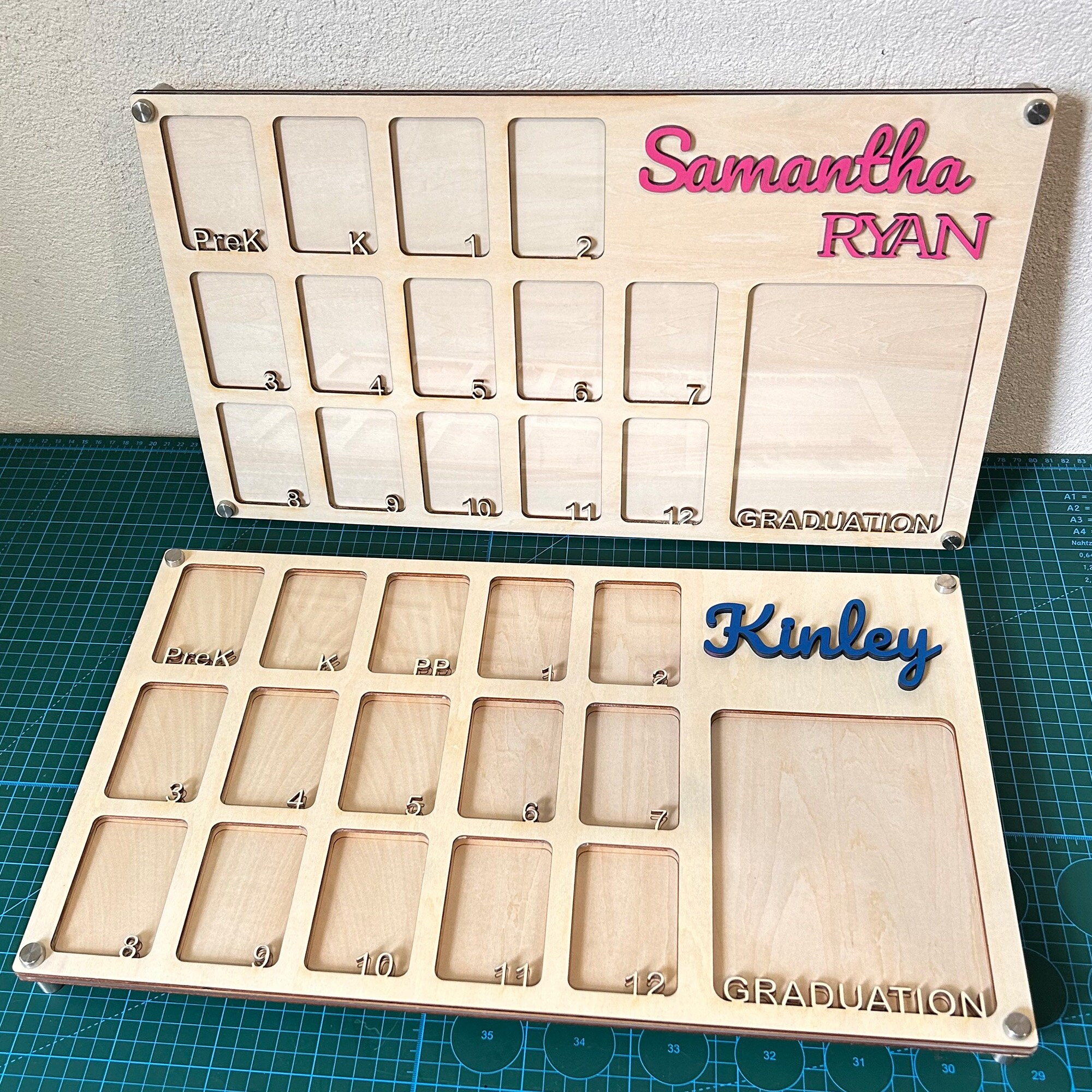 Personalized Pre K to Graduation School Picture Frame School Years ...