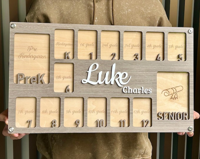 School Years Photo Frame | School Photo Collage | Pre-school ...