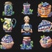 20 Blueberry Farm Life Clipart, Watercolor Blueberries, Berry Art ...