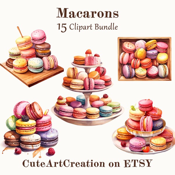 Macaron Art - Etsy