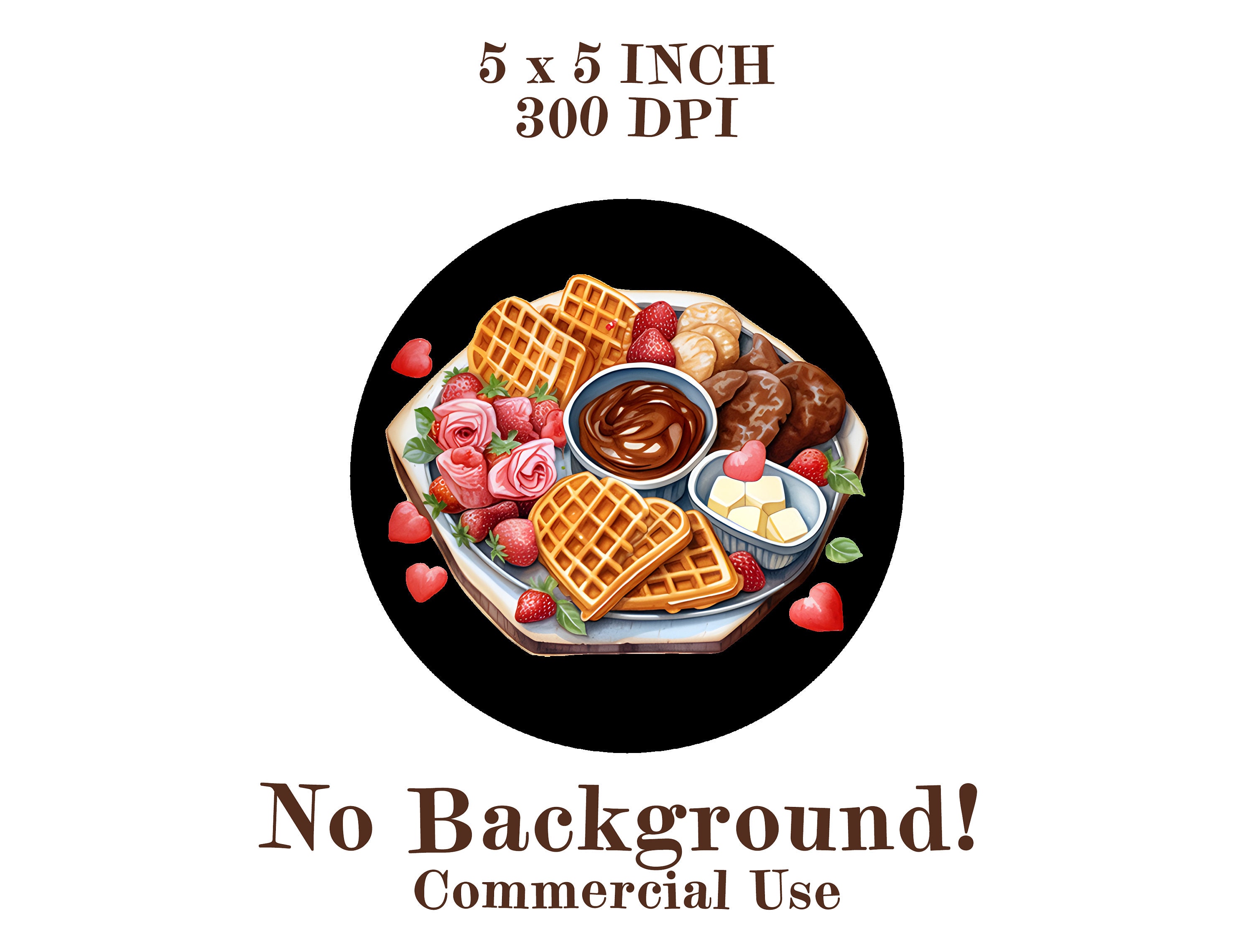 16 Waffle Clipart, Watercolor Waffles, Waffles Art, Digital Art ...