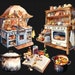 30 Country Style Kitchen Clipart, Watercolor, Vintage Farm Cooking ...