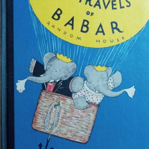 1960's 4-book Babar SET!!!! - Etsy