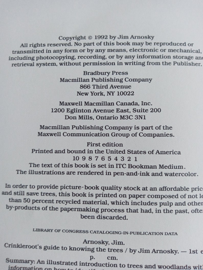 Crinkleroot's Guide to Knowing the Trees - Etsy