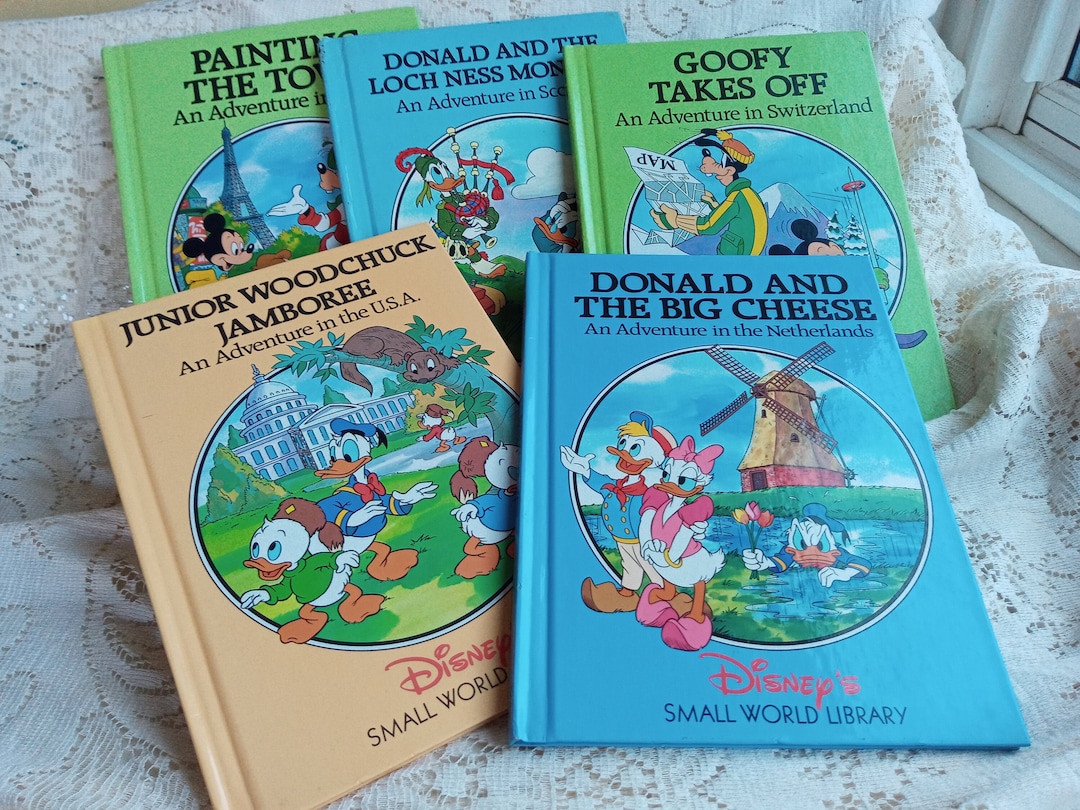 1991 Disney's Small World Library SET - Etsy