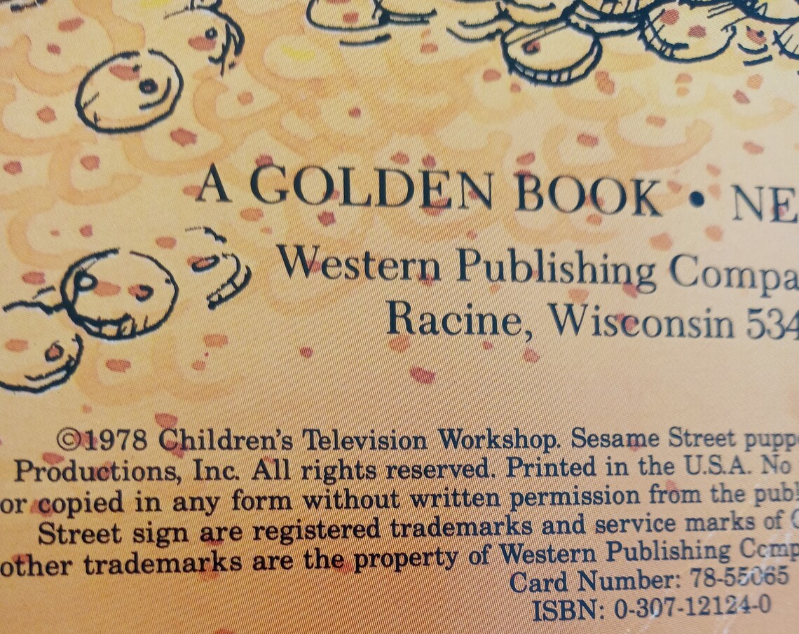 Sesame Street Who Am I 1978 Golden Sturdy Board Book - Etsy