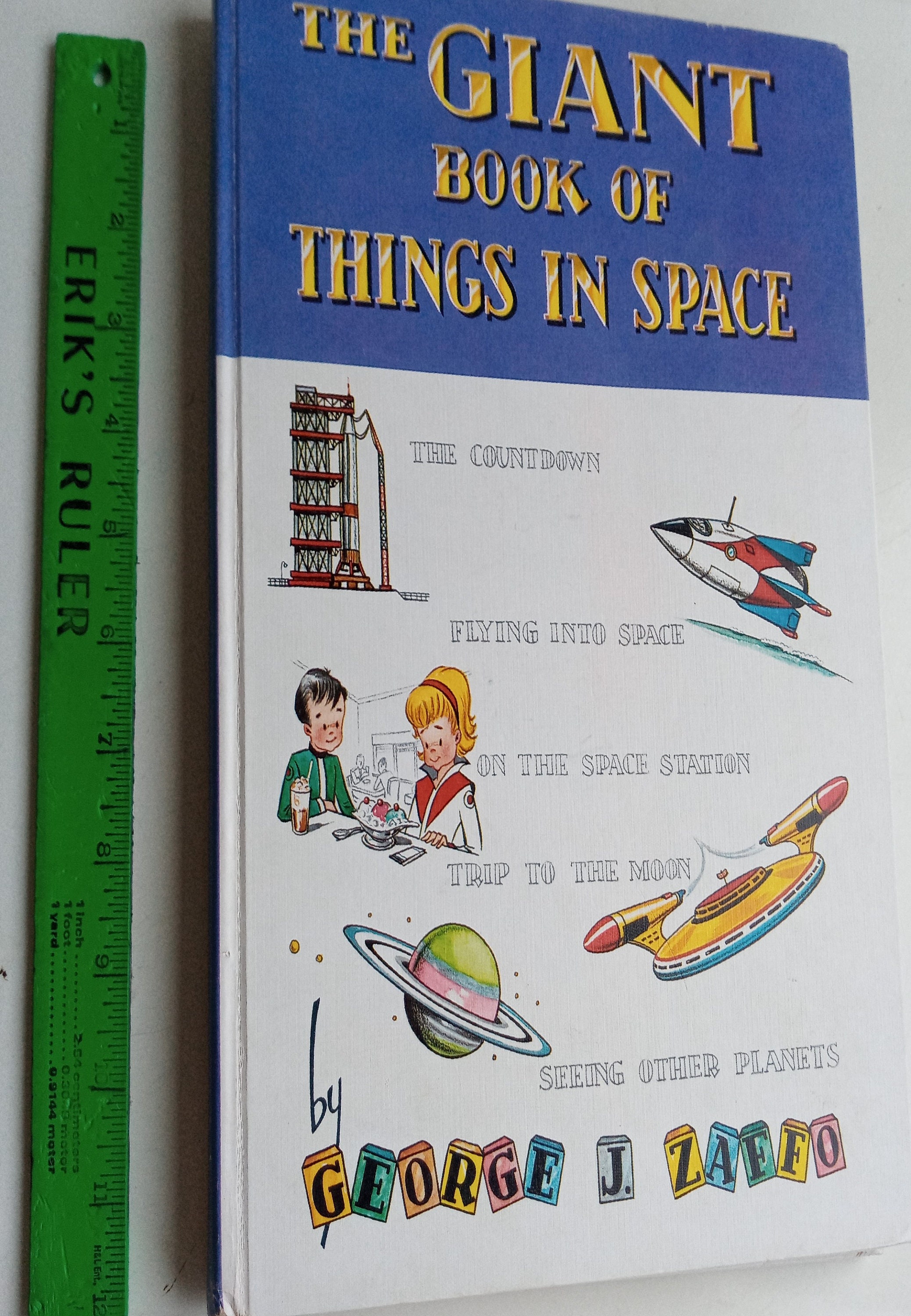1969 the Giant Book of Things in Space - Etsy
