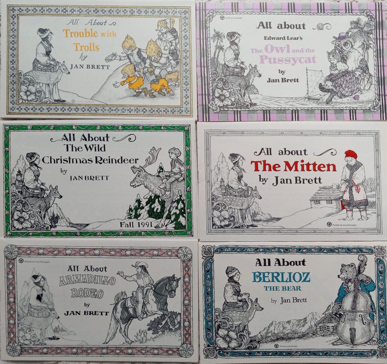 Vintage Jan Brett ** All About ** Collectable Paper Books!!!! RARE - Etsy