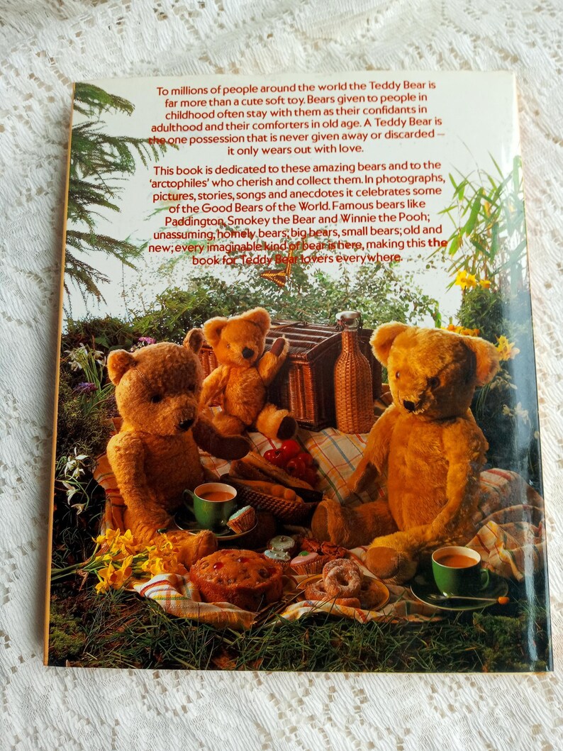 1985 Teddy Bears Book - Etsy
