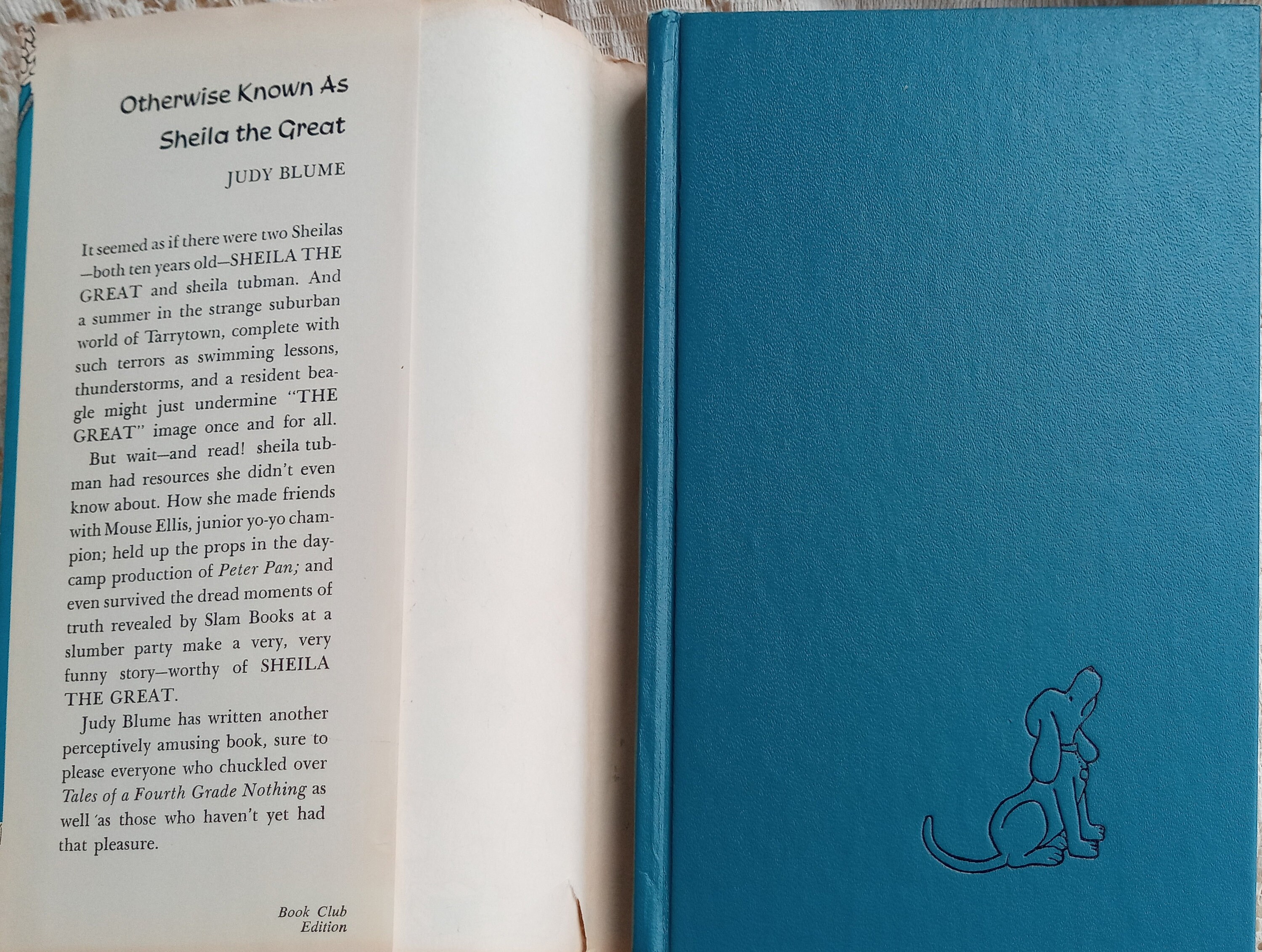 Judy Blume Otherwise Known as Sheila the Great - Etsy