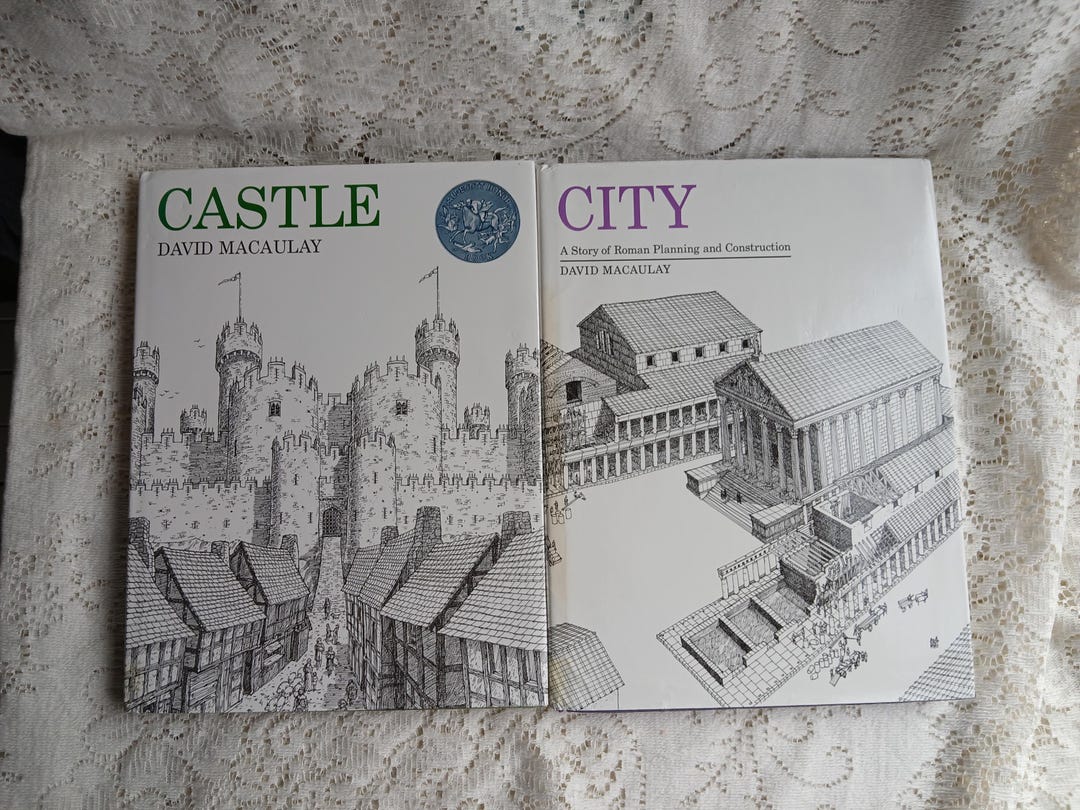 Vintage David Macaulay SET!! Castle AND City - Etsy